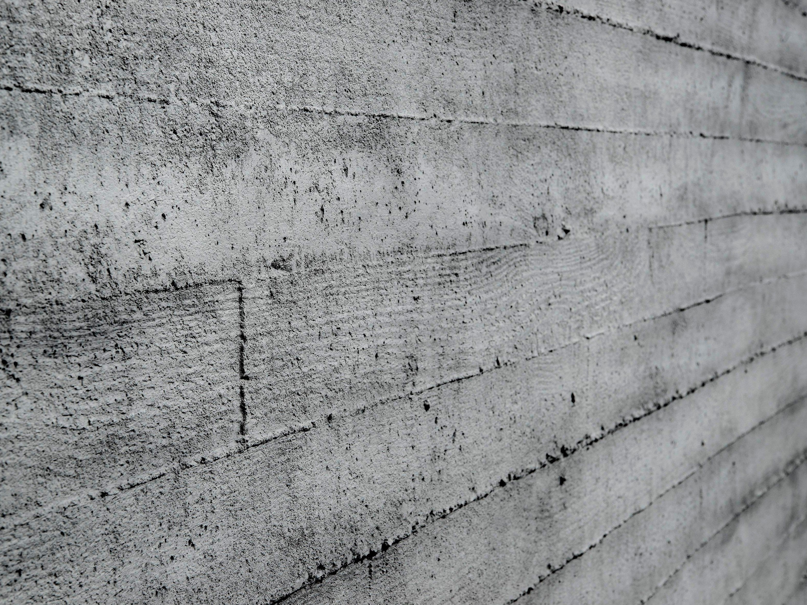 Indoor/outdoor glass-fibre 3D Wall Cladding with concrete effect ...