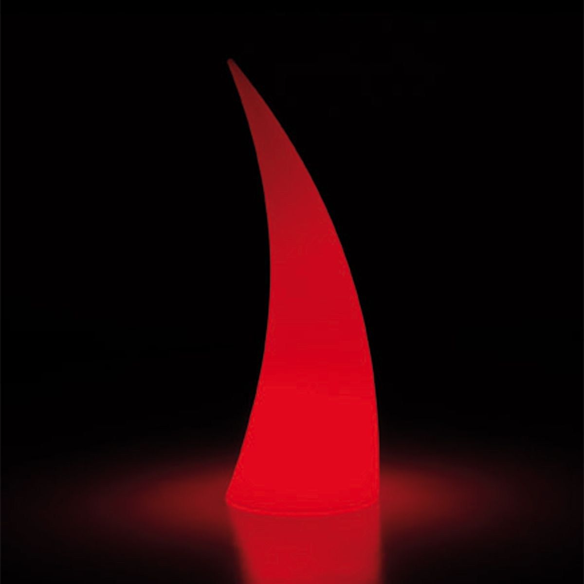 Polyethylene floor lamp HORN LIGHT By Plust design Alberto Brogliato