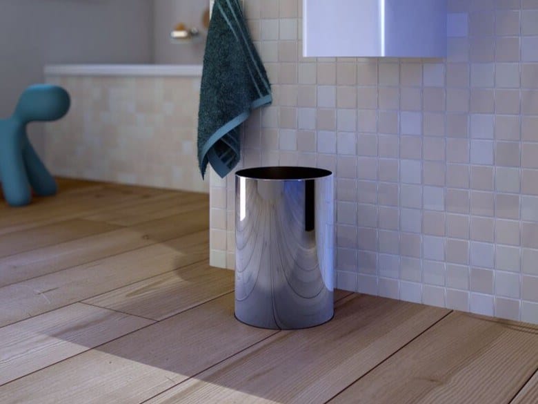 HOTEL | Dustbin without lid Metal Rubbish bin By Geesa