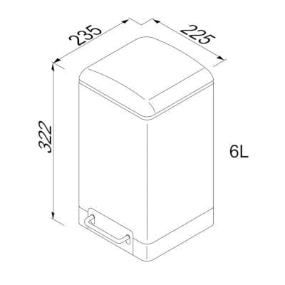 HOTEL | Metal Rubbish bin Hotel Collection By Geesa