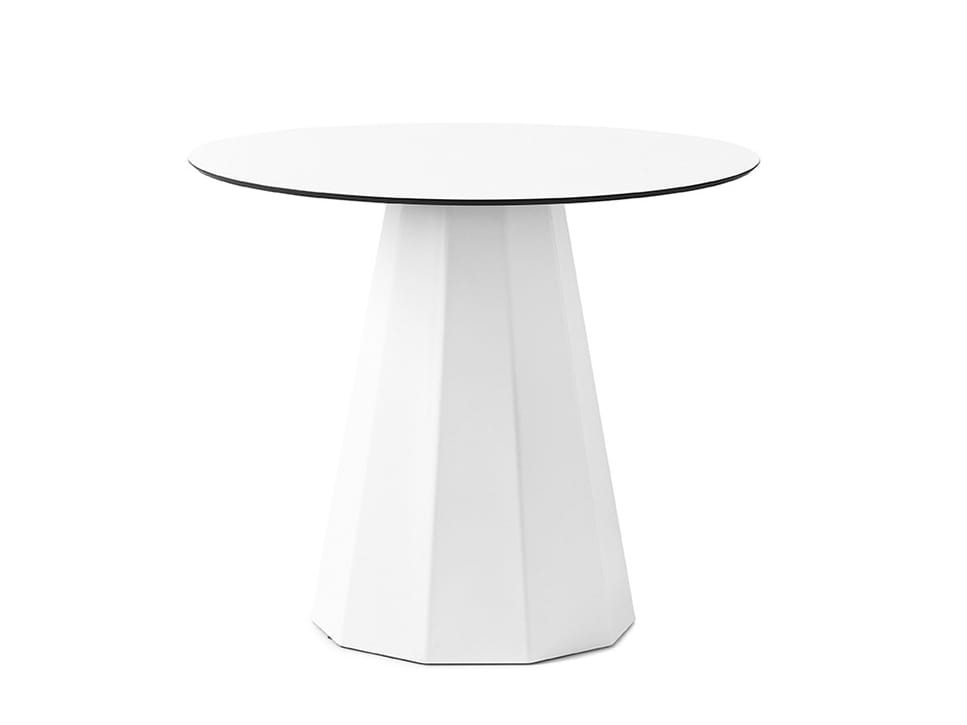 DIX | HPL table Round HPL table with sheet base By Connubia