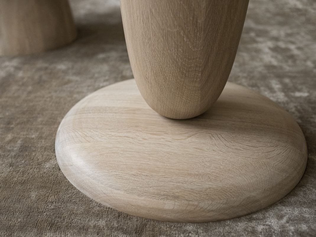 HRÍB | Side table Round wooden side table By JAVORINA | design Vrtiška ...