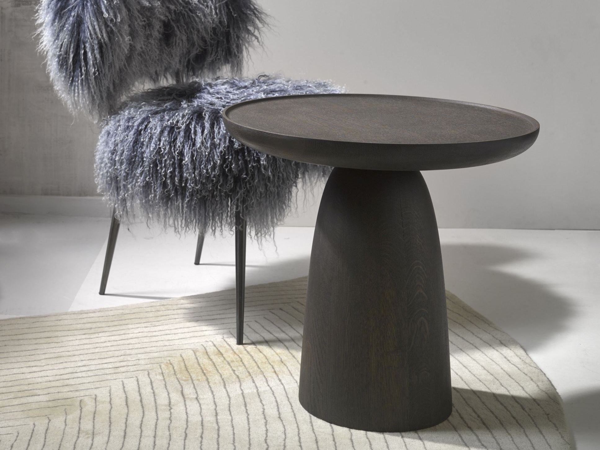 HRÍB | Side table Round wooden side table By JAVORINA | design Vrtiška ...