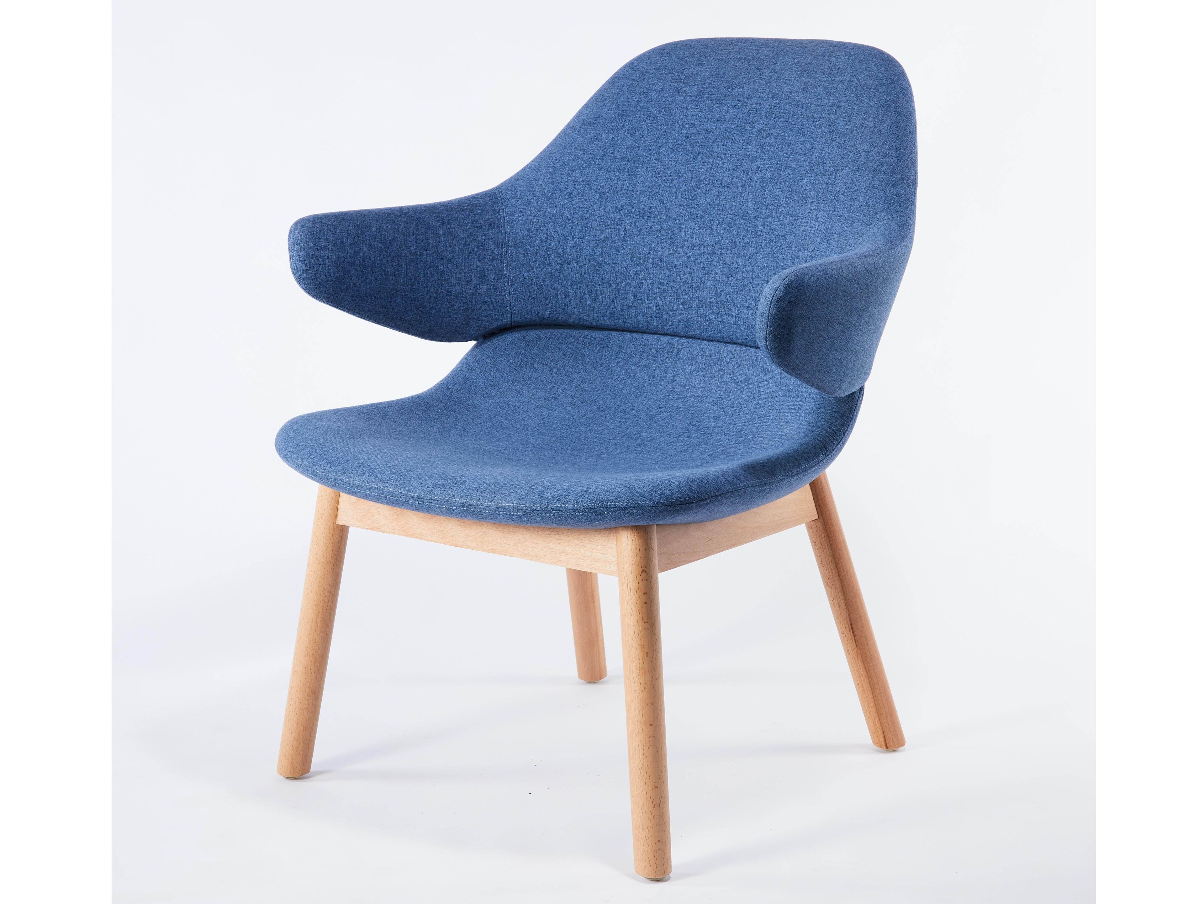 HUG Fabric easy chair with armrests By grado design | design Peter Fei