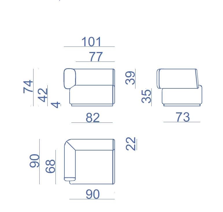 HUG | Sofa HUG Collection By Lebom design Francesc Rifé