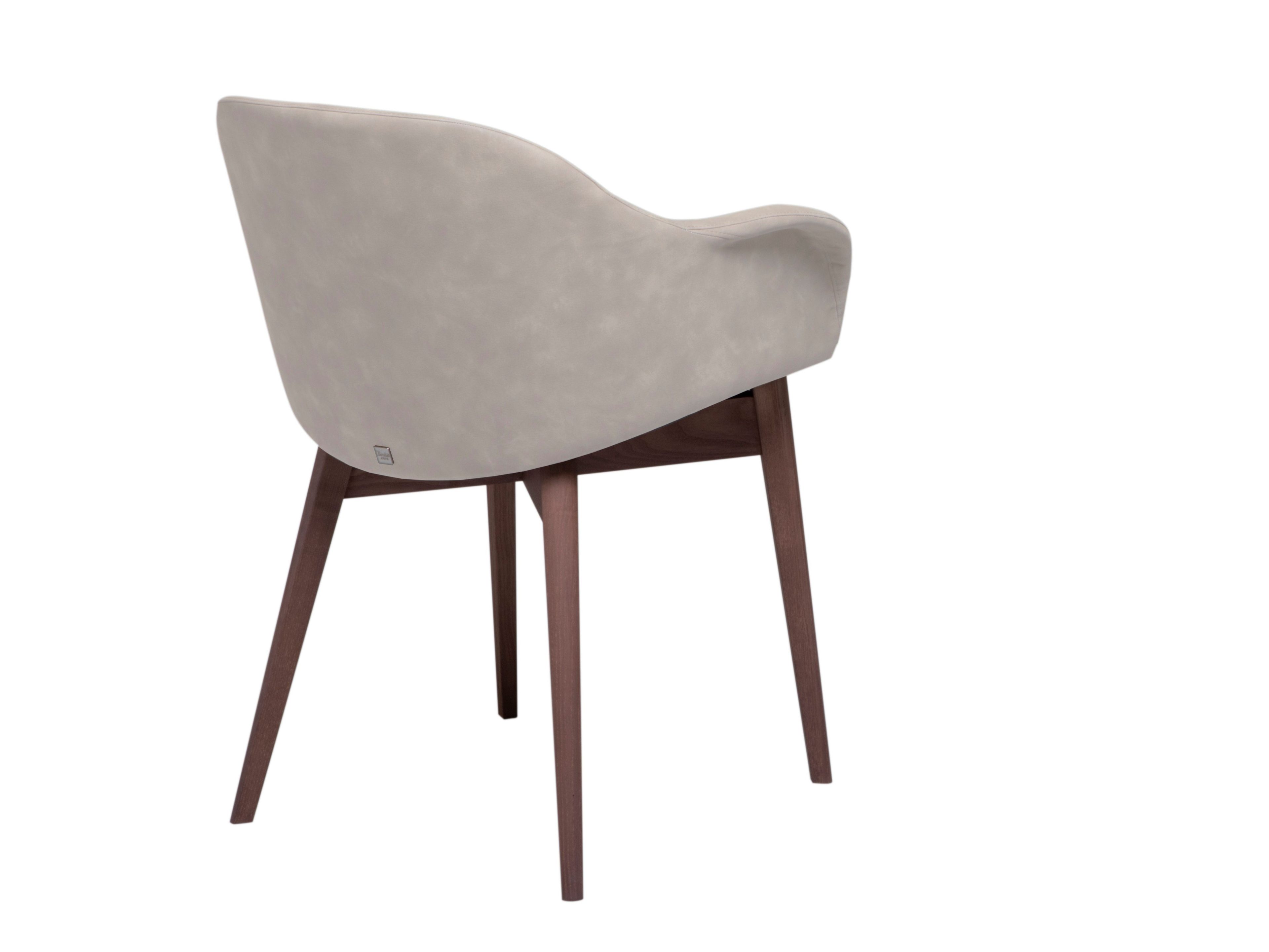 HUG | Upholstered chair Upholstered chair with wooden base By Tonin ...