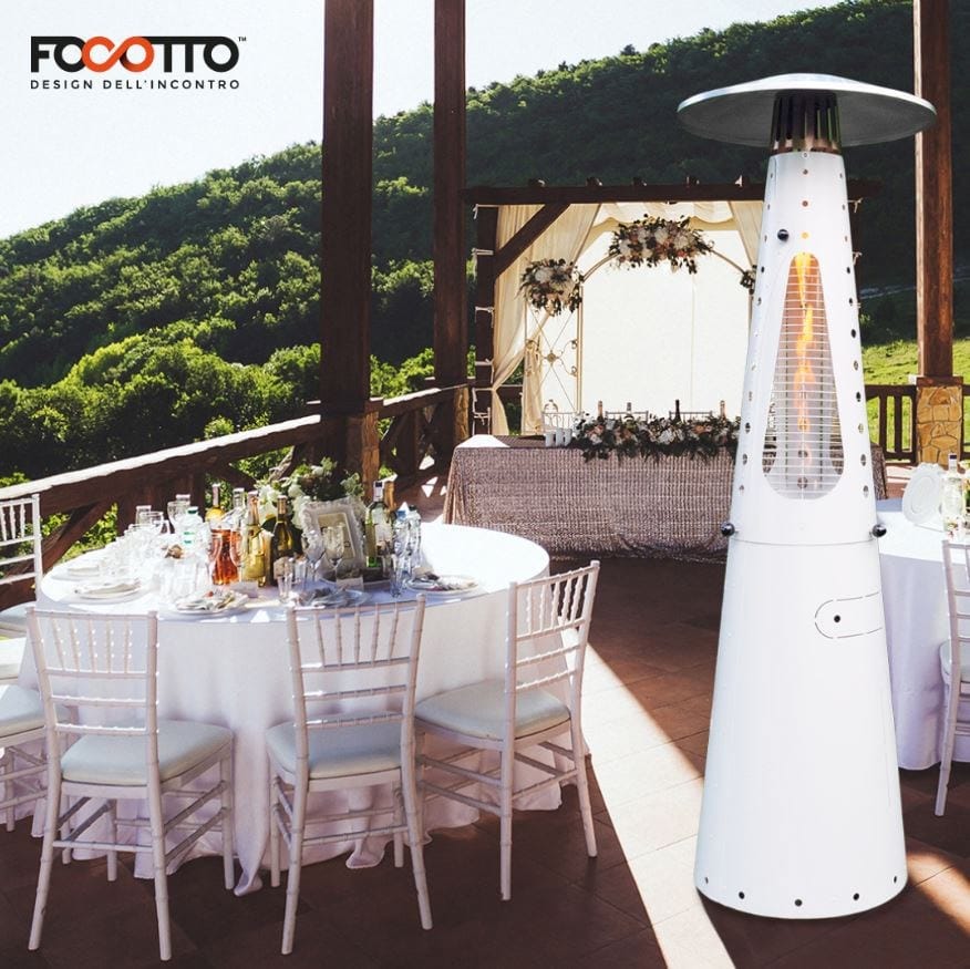 HUGFIRE LITE Outdoor heater By Focotto | design Riccardo Diotallevi