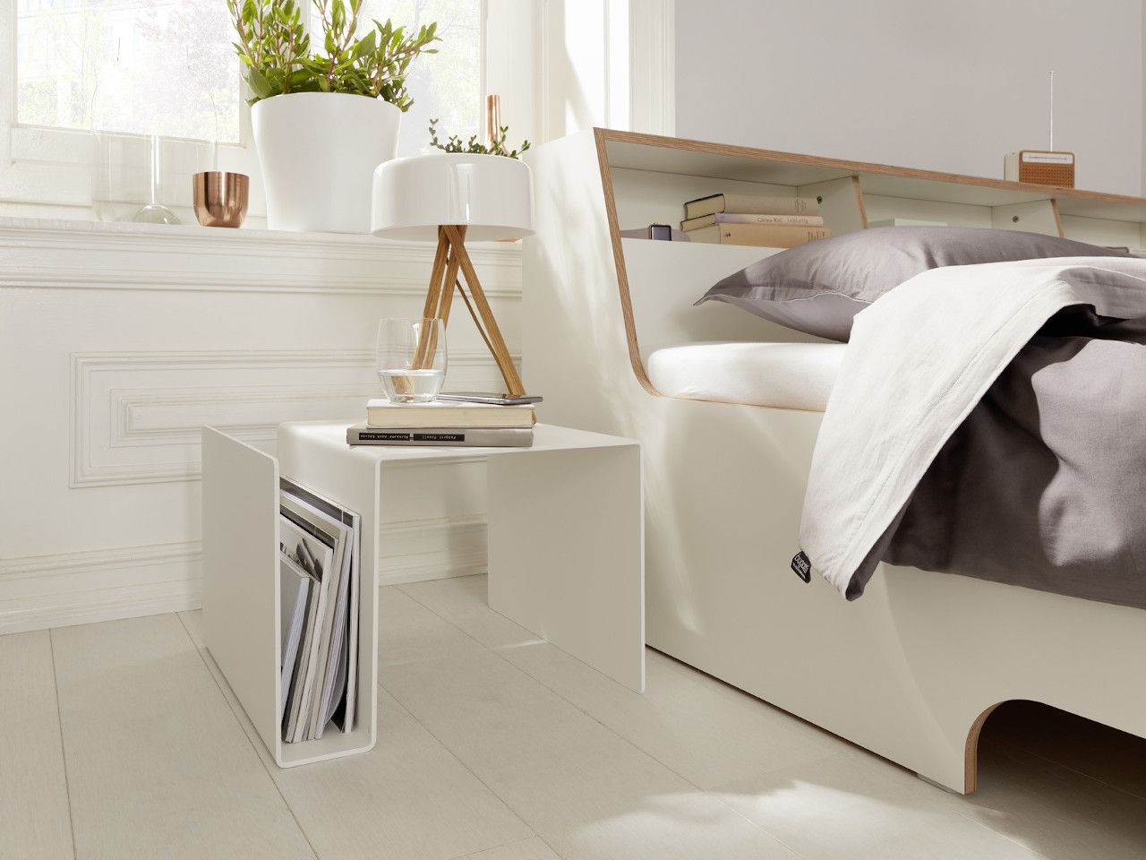 Coffee table with integrated magazine rack HUK By Müller Small Living ...