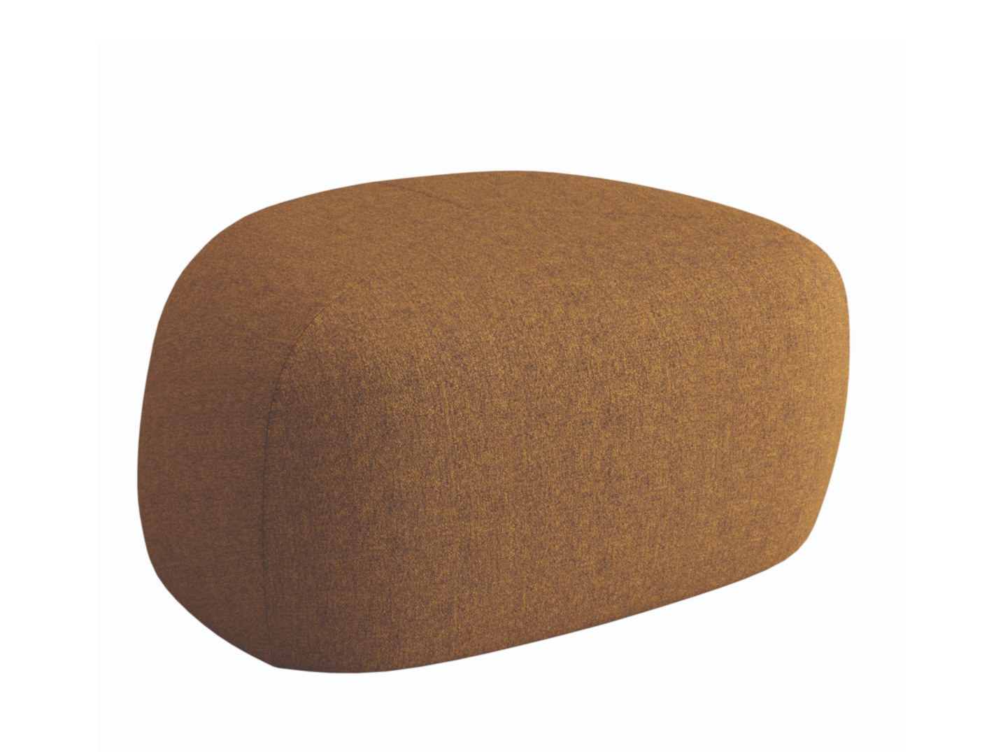 HULL Oval fabric pouf By Ersa | design Burak Koçak