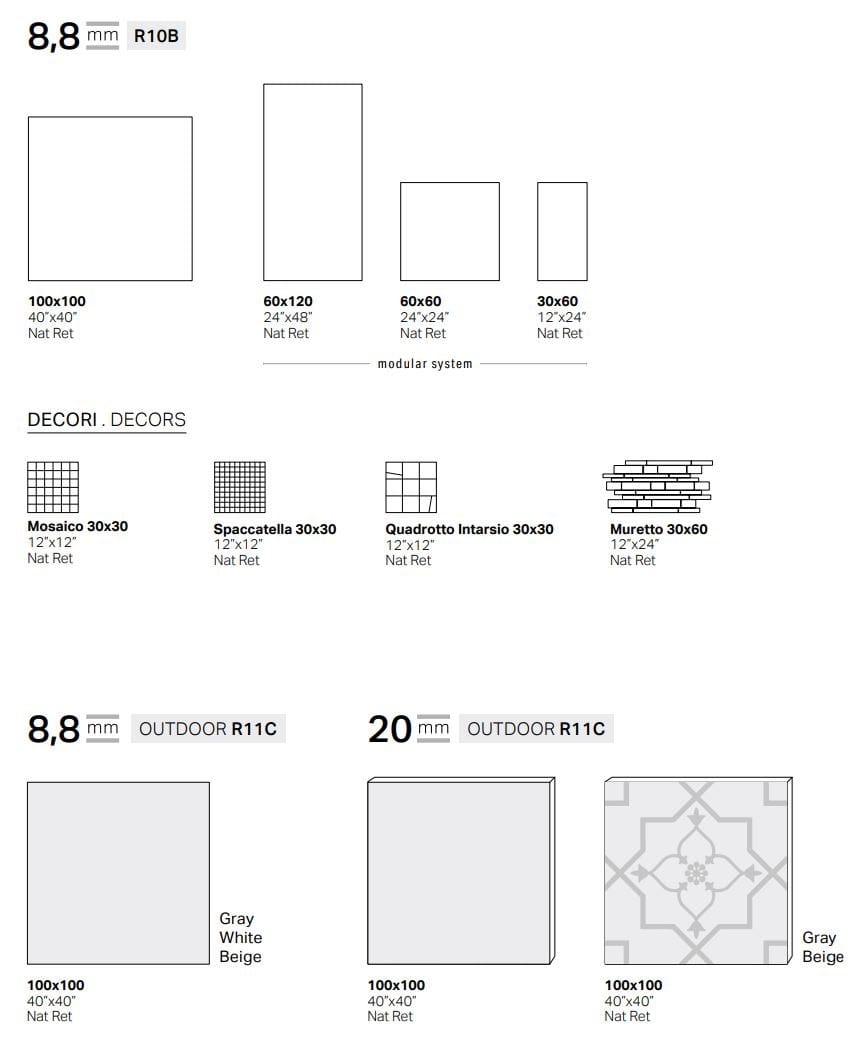 HURBAN WHITE Pavimento By LA FABBRICA AVA