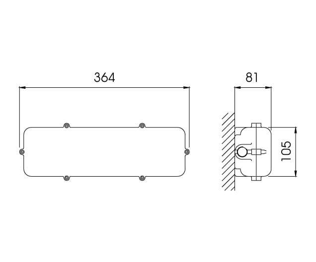 HYDRA LED ceiling-mounted emergency light By DAISALUX