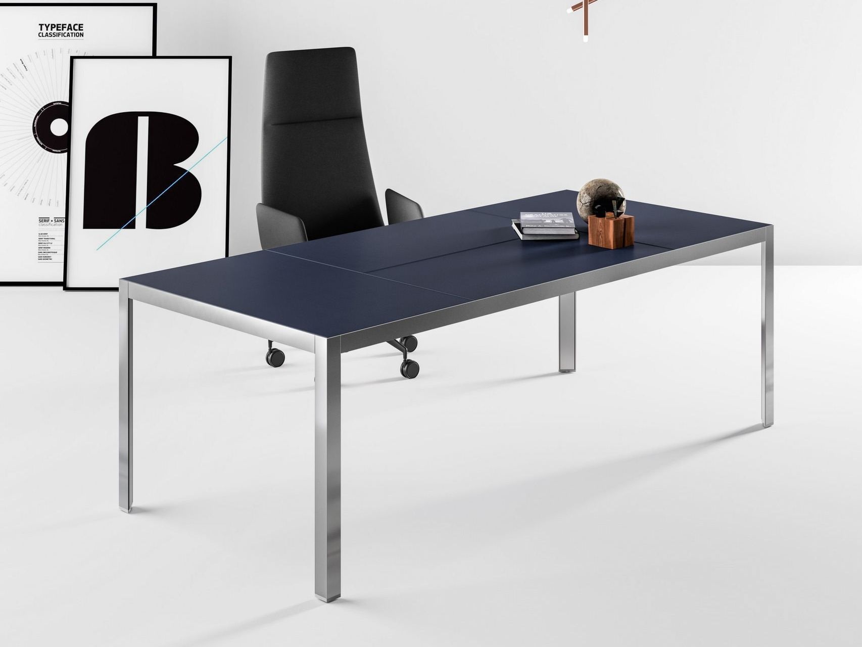 HYPE Leather office desk By About Office