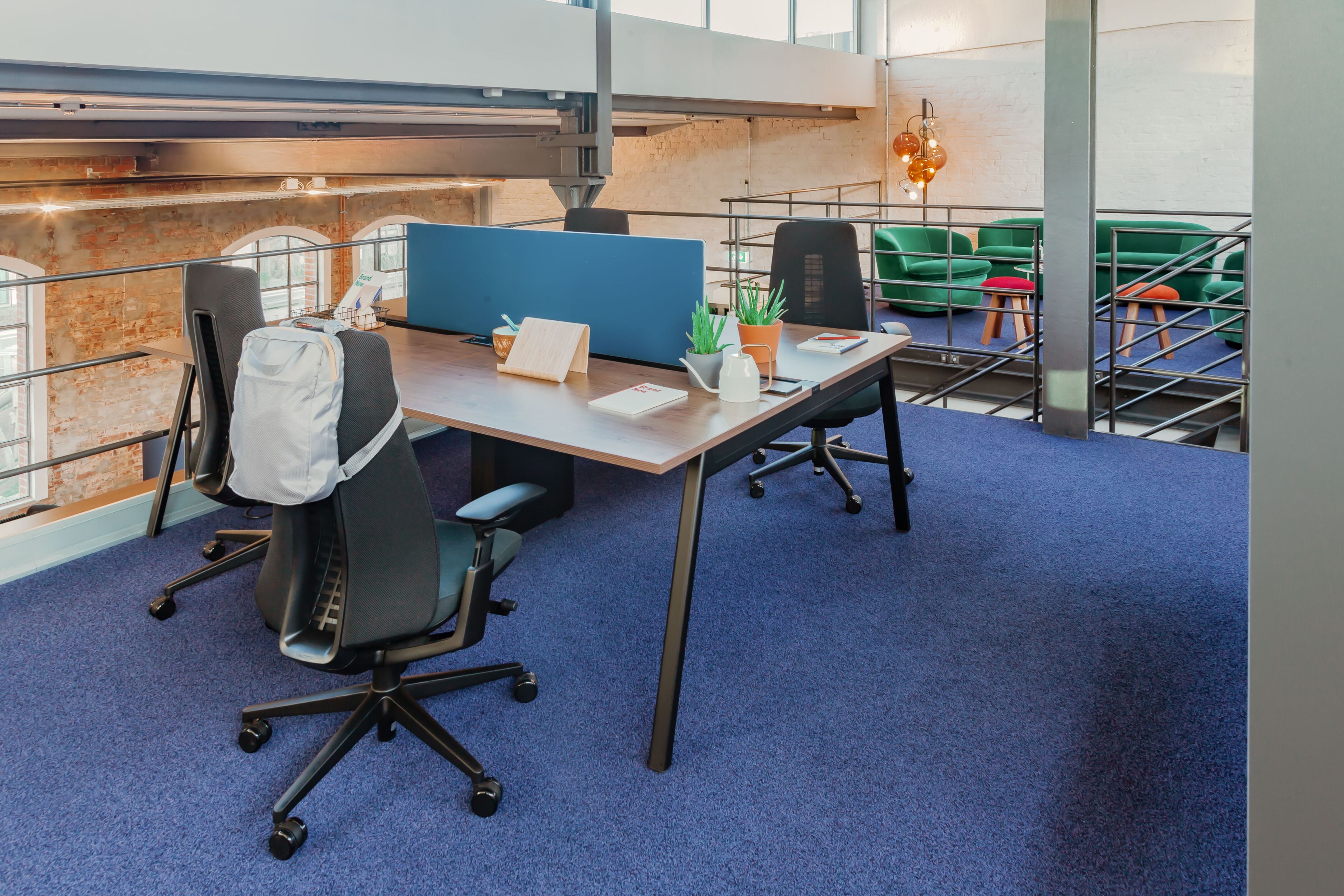 INTUITY Sectional multiple melamine office workstation with desk ...