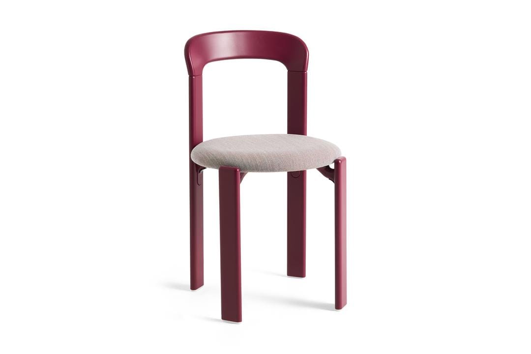 REY Beech chair with padded seat By Hay | design Bruno Rey