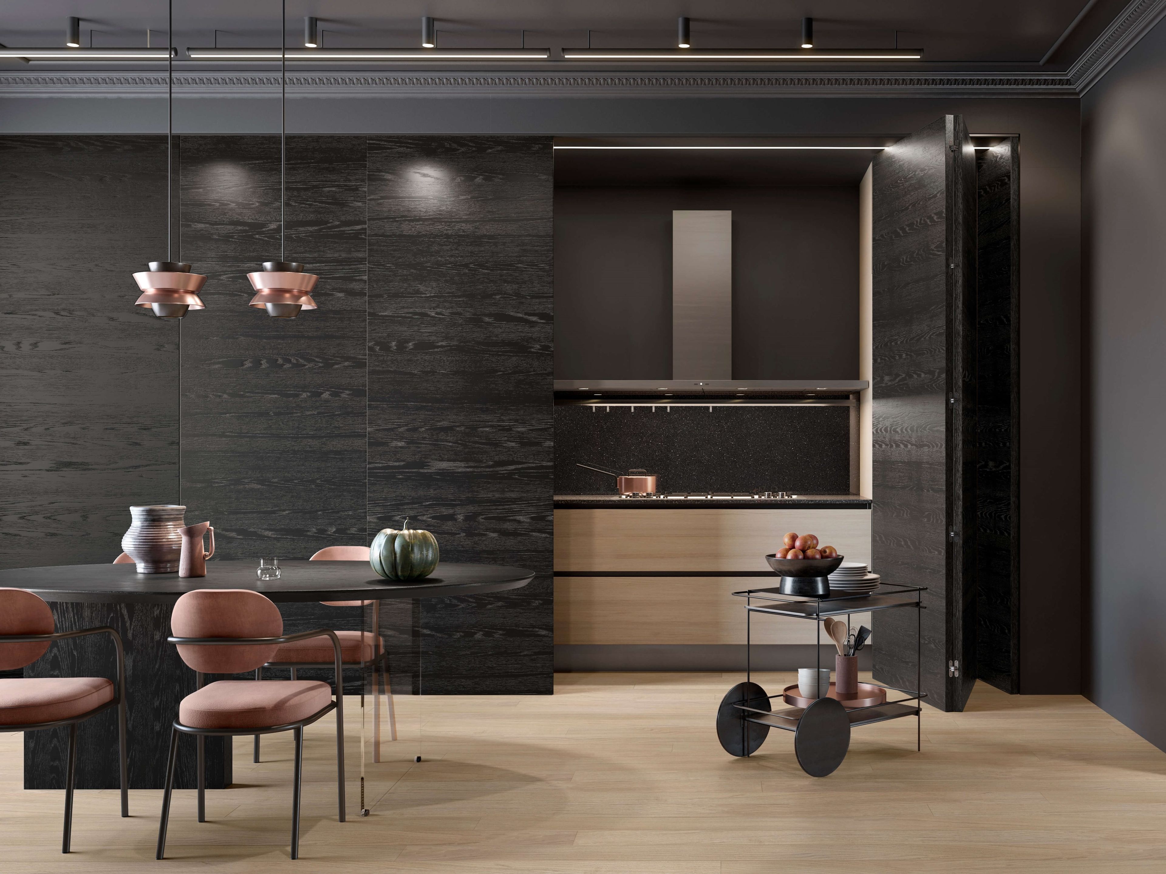 CUSTOM KITCHENS | Hideaway kitchen Custom Kitchens Collection By GAROFOLI