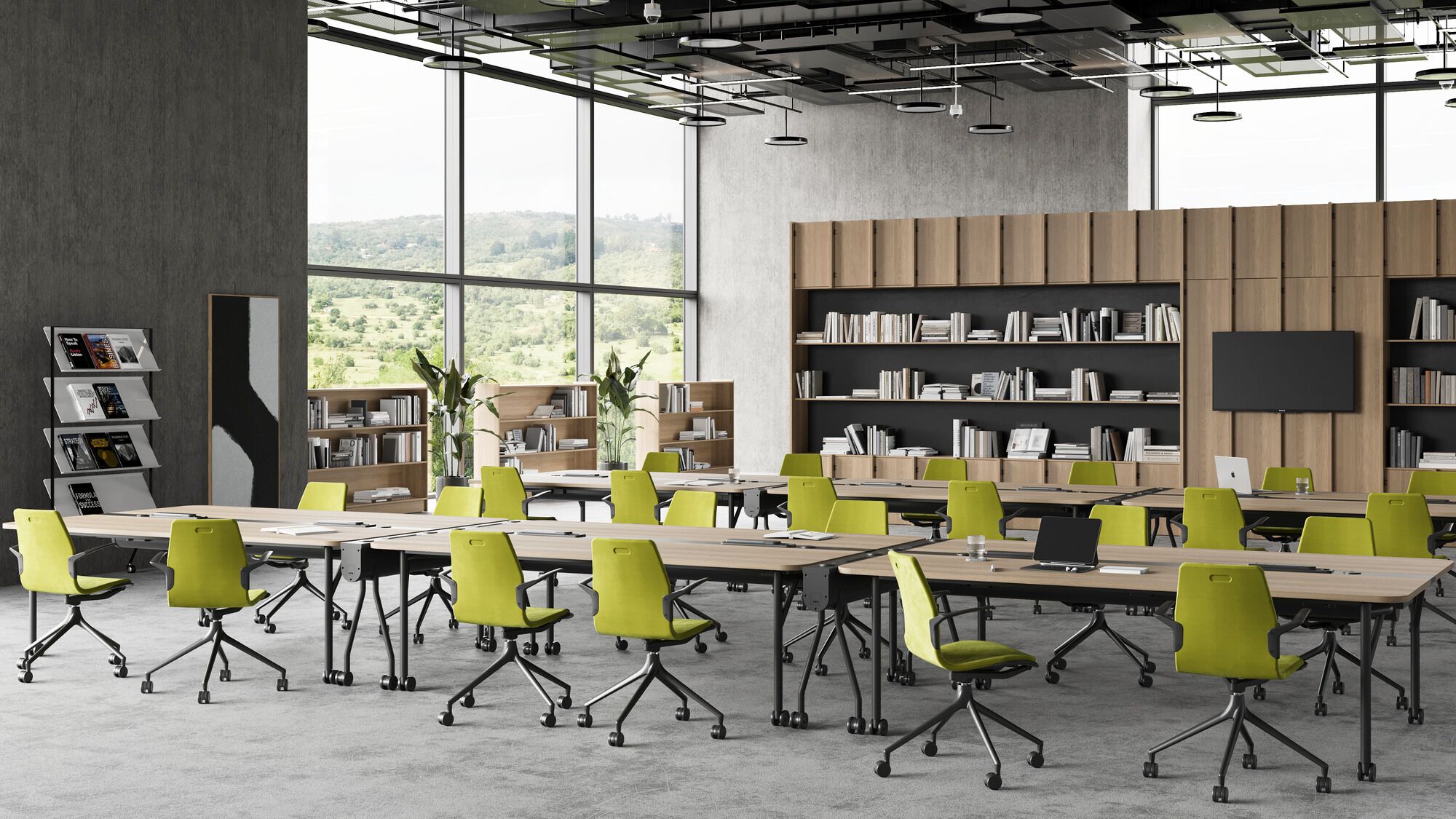 FOLDING SURFACES Office desk By Howe