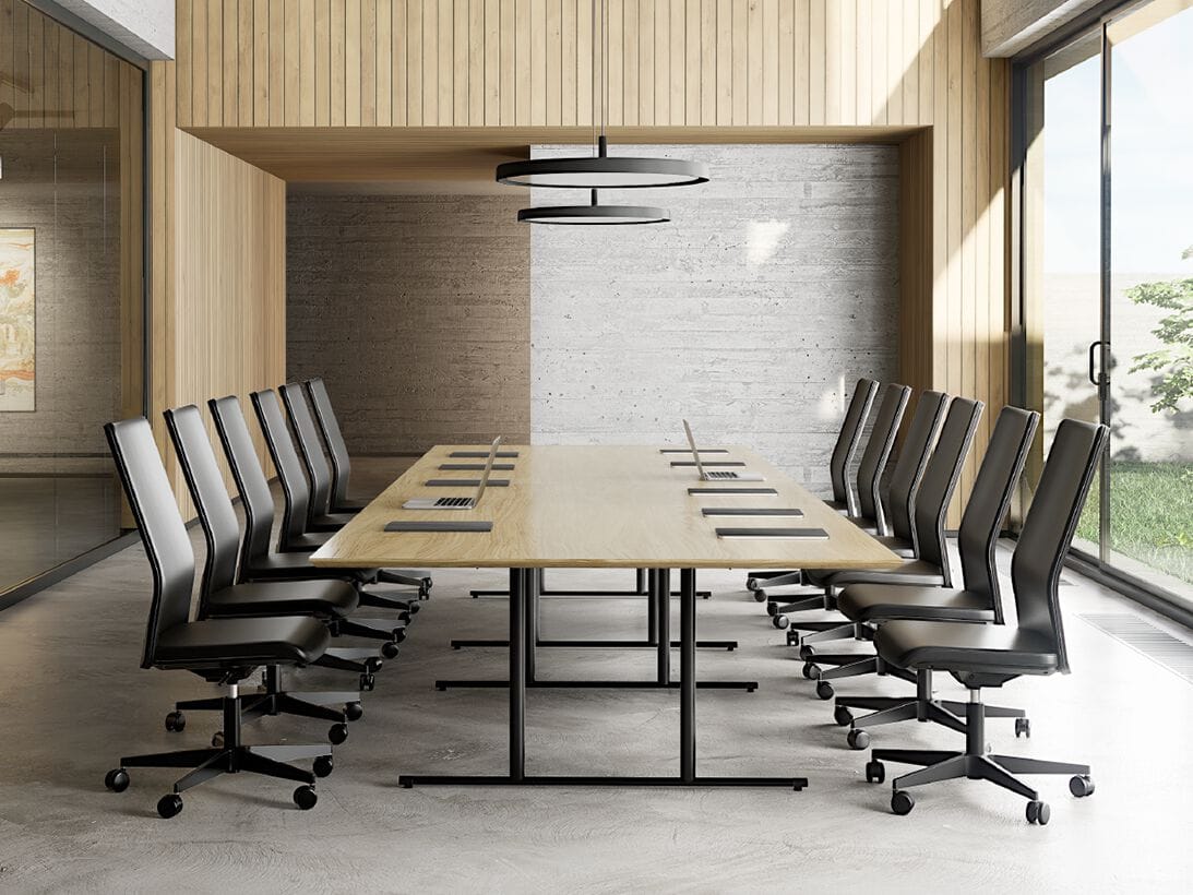 TEMPEST Big configuration table with shared legs By Howe | design ...