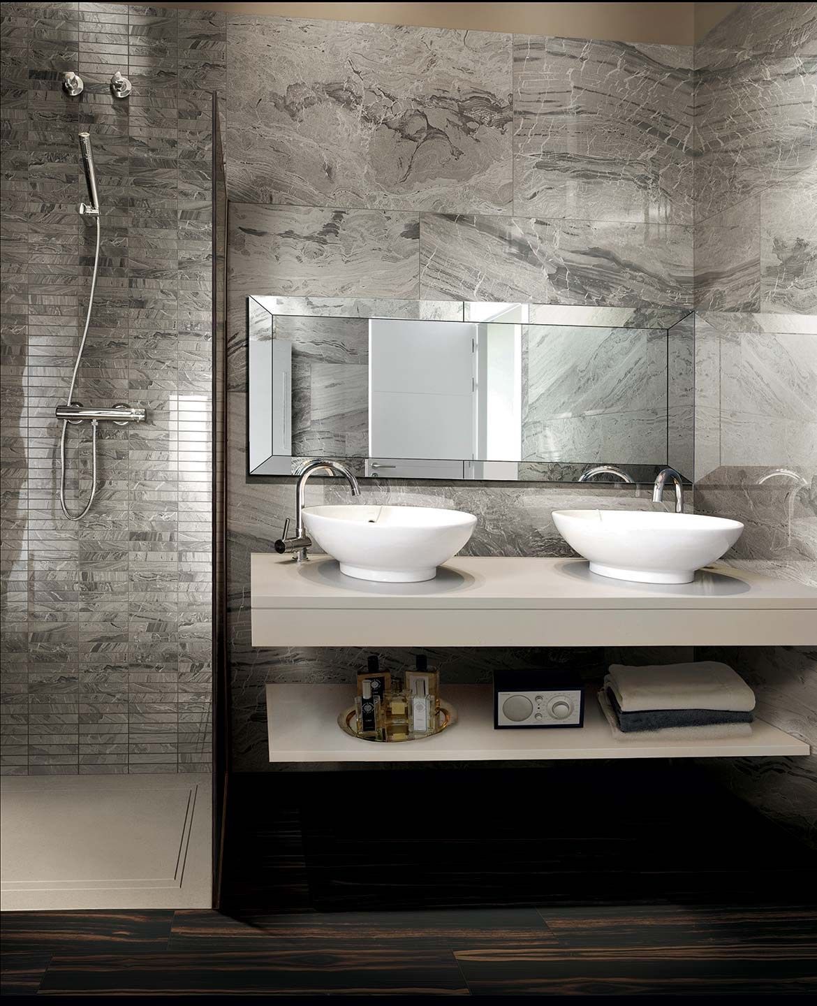 Wall/floor tiles with marble effect I MARMI DI REX By Rex