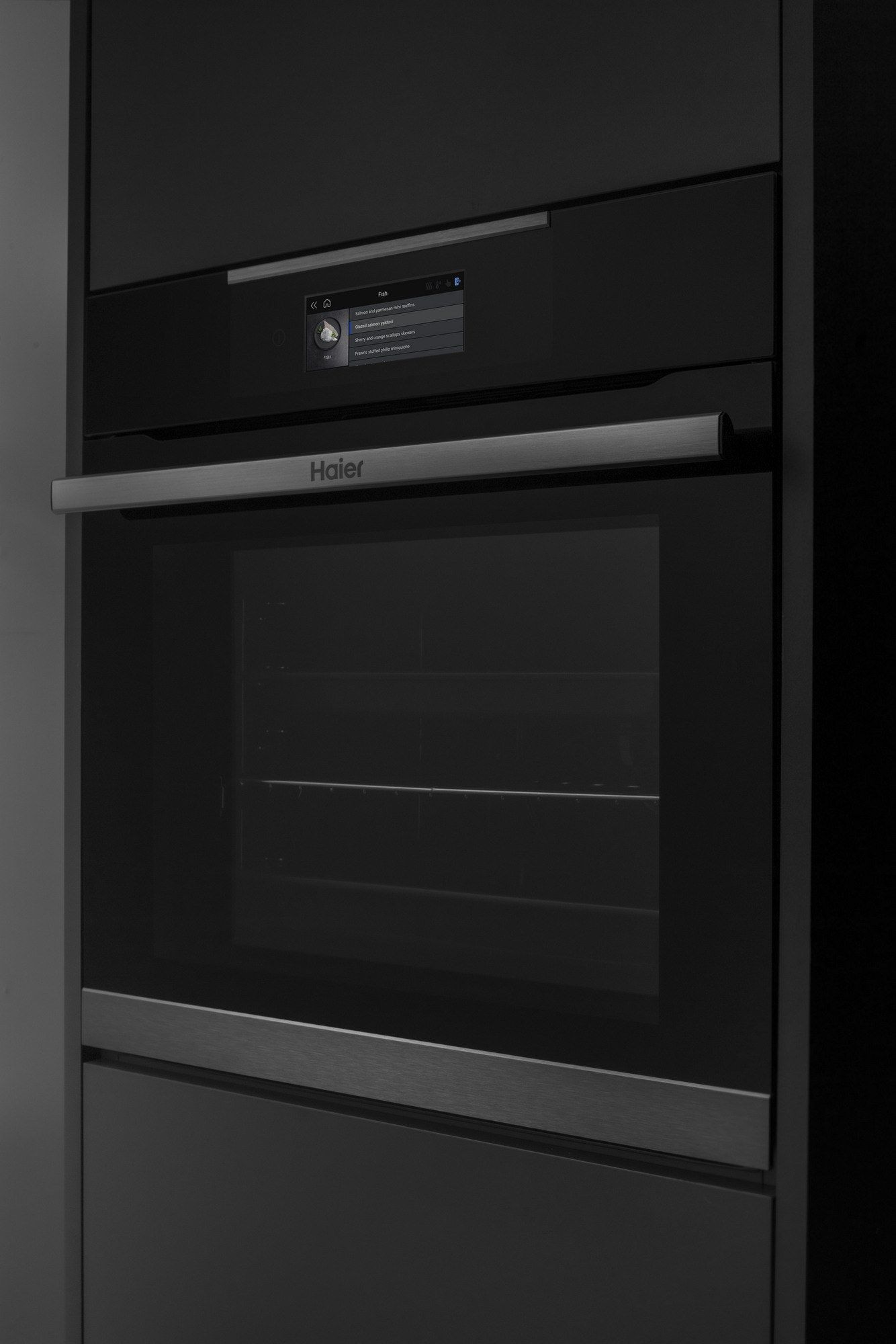 I-TOUCH - HWO60SM5T5BH Built-in electric touch screen oven By Haier