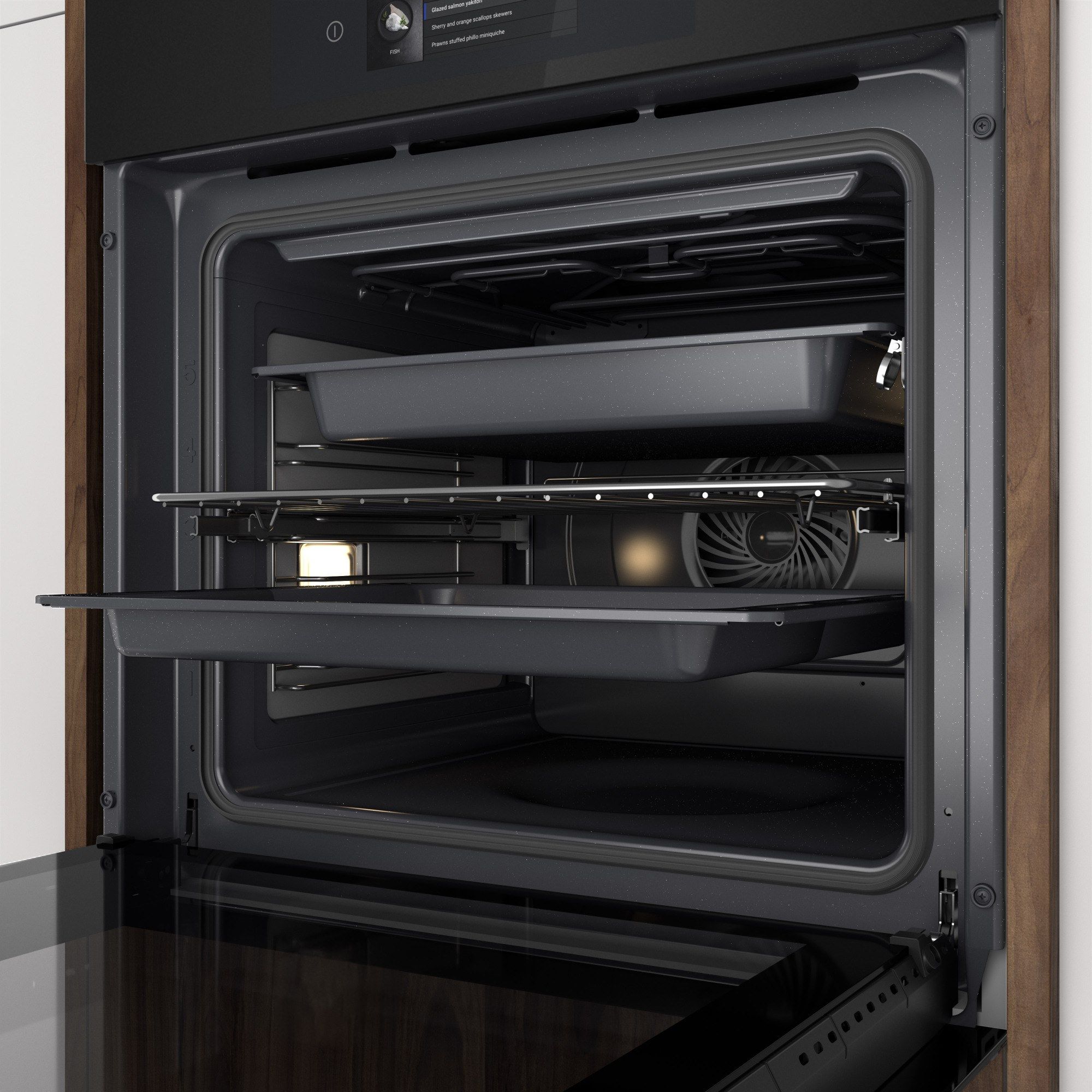 I-TOUCH - HWO60SM5T5BH Built-in electric touch screen oven By Haier