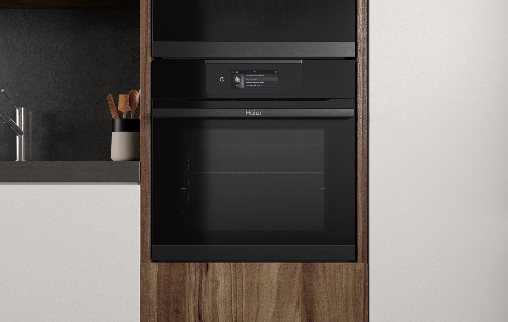 Built-in electric touch screen oven I-TOUCH - HWO60SM5T5BH By Haier