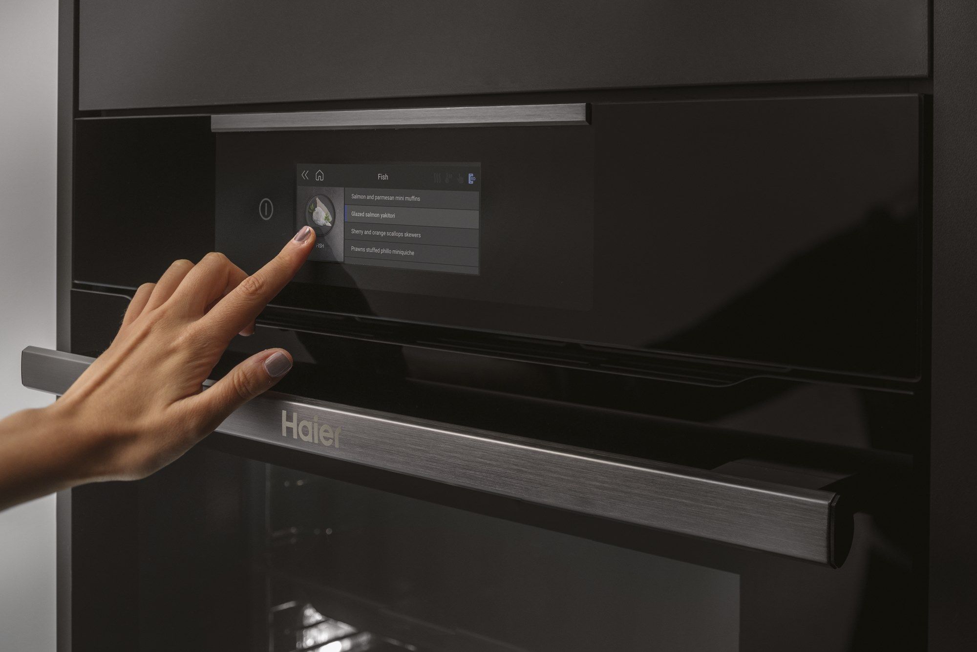 I-TOUCH - HWO60SM5T5BH Built-in electric touch screen oven By Haier