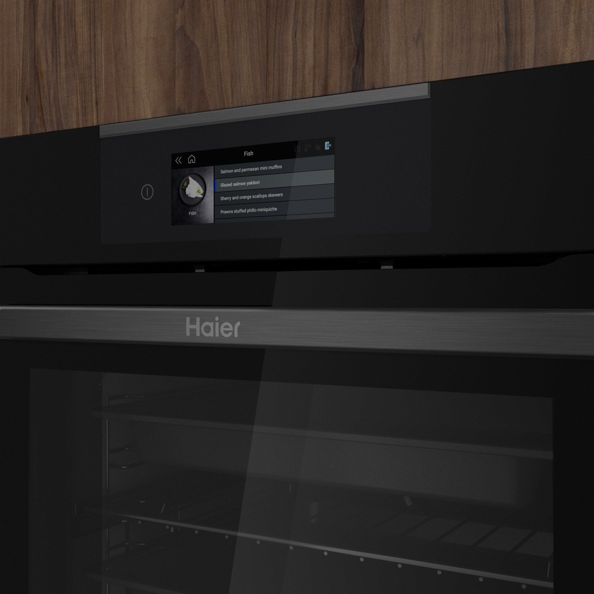 I-TOUCH - HWO60SM5T5BH Built-in electric touch screen oven By Haier