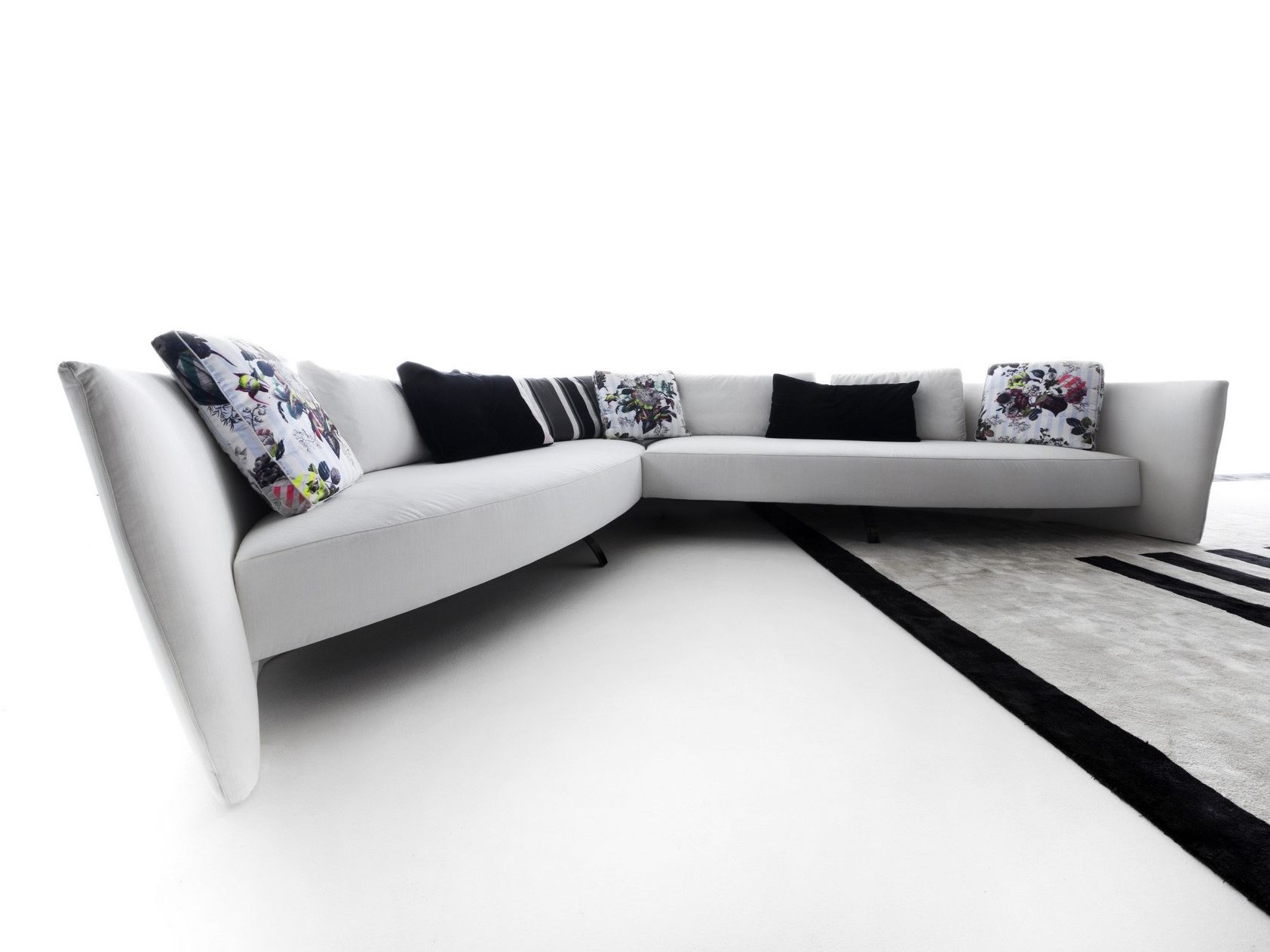 IBIZA Sectional fabric sofa By ERBA ITALIA | design Giorgio Soressi