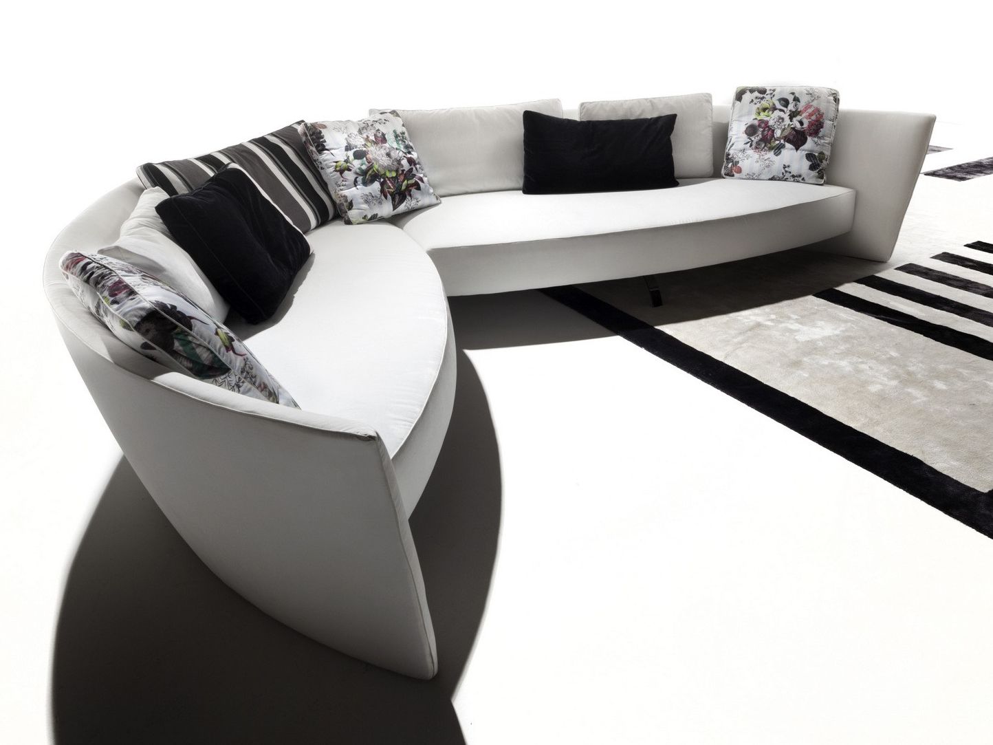 IBIZA Sectional fabric sofa By ERBA ITALIA | design Giorgio Soressi