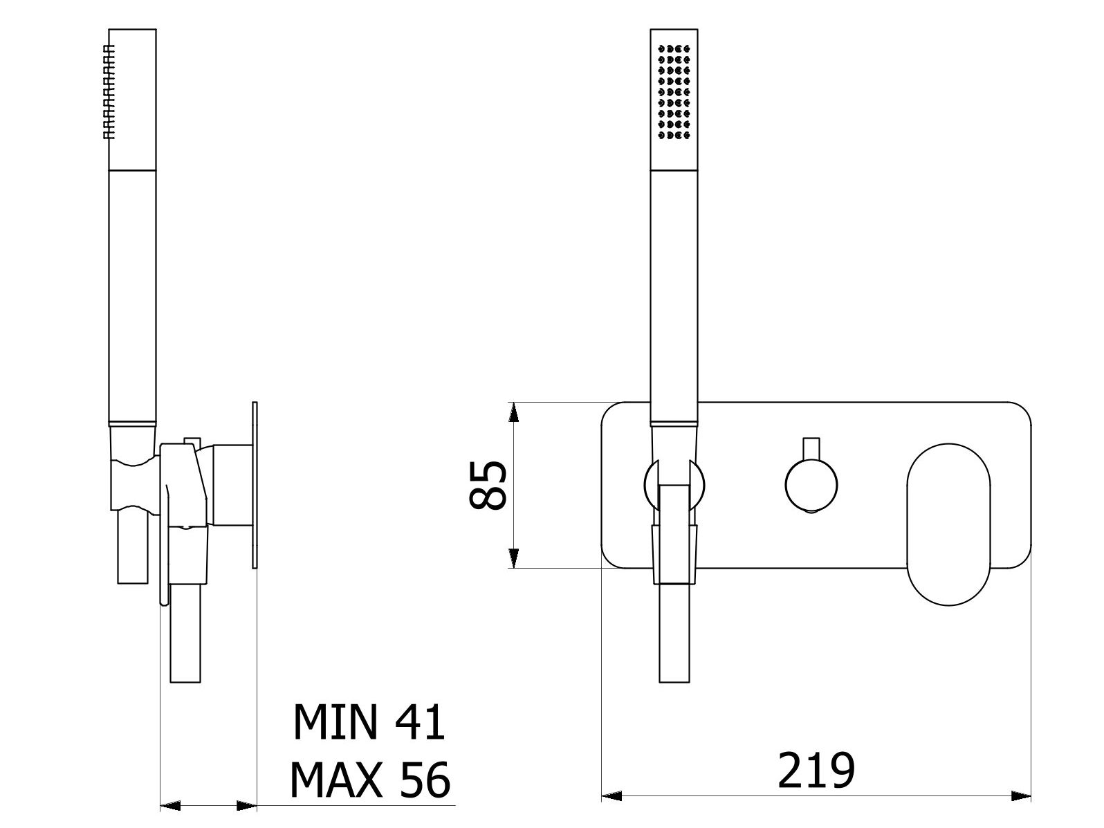 YESPLEASE! EYP313 Shower tap By IB