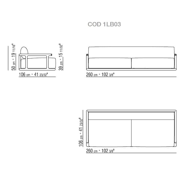 ICARO | Sofá Colección Icaro By Mood by Flexform diseño Roberto Lazzeroni