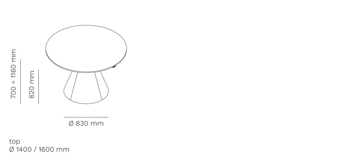 FOLLOW MEETING CONE Table By Mara