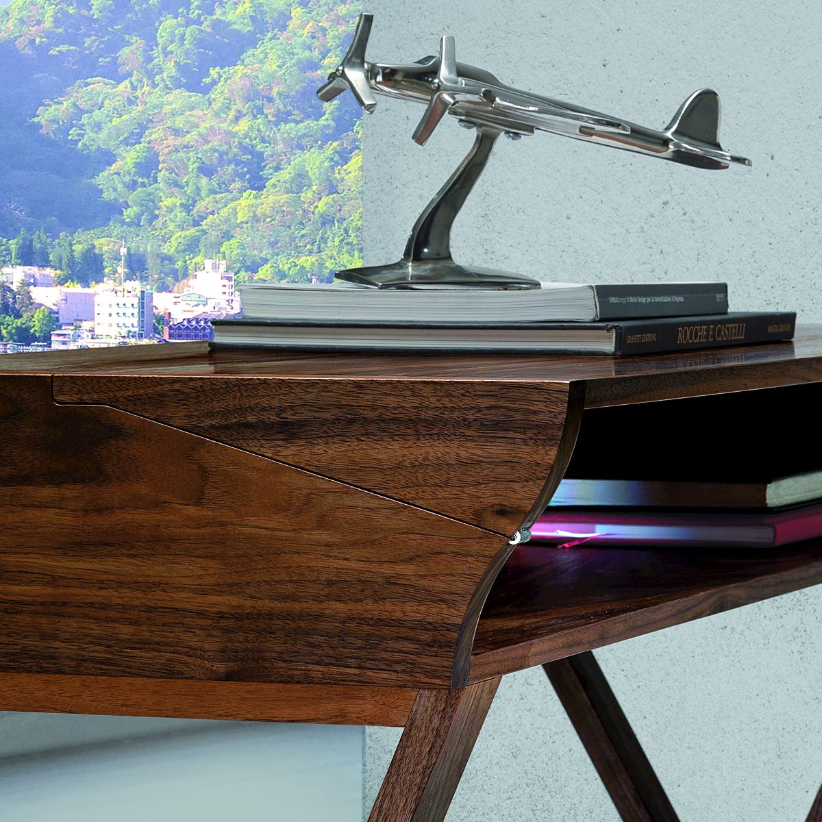 Solid wood console table / secretary desk IDEA Oliver B. Casa ...