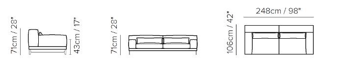 IDO | Sofa Ido Collection By Natuzzi design Mauro Lipparini