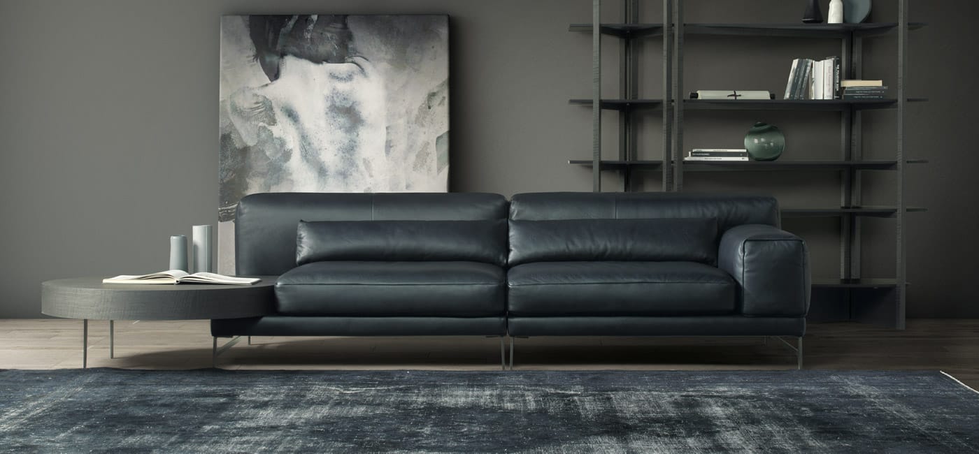 IDO | Sofa with integrated magazine rack Ido Collection By Natuzzi ...