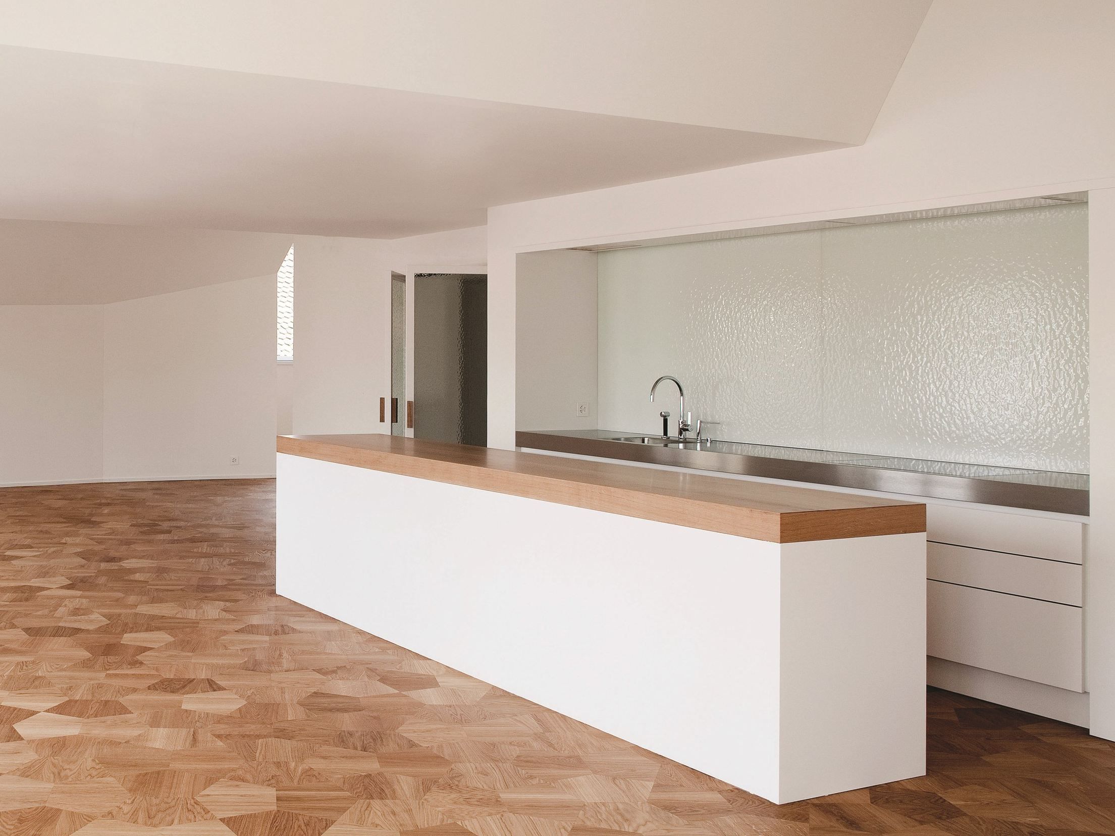 Lacquered kitchen with island IGLOO PROG.015 By Strato Cucine