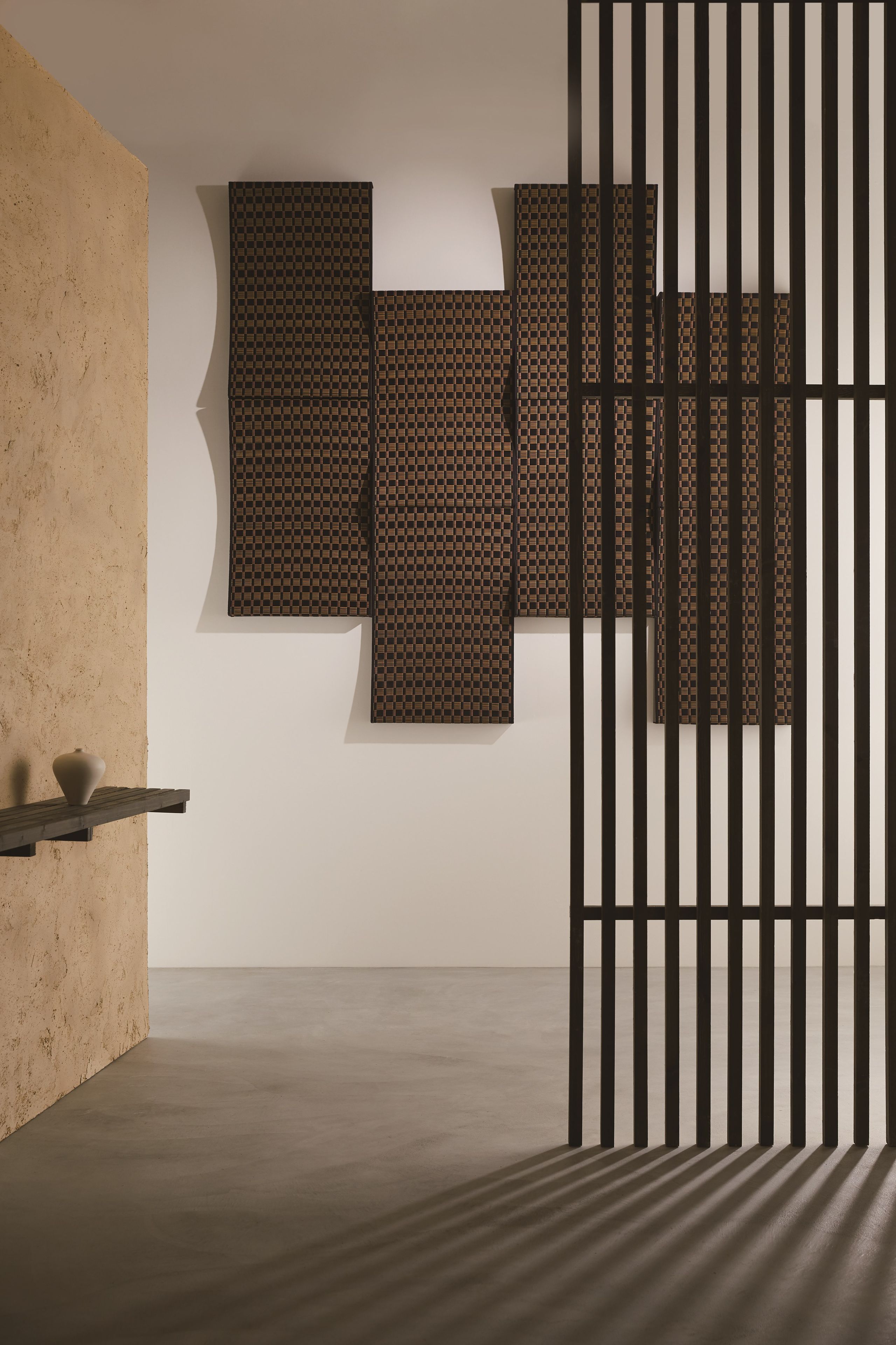 Igusa Acoustic wall panel ICHIMATSU TANI Look into Nature Collection By ...