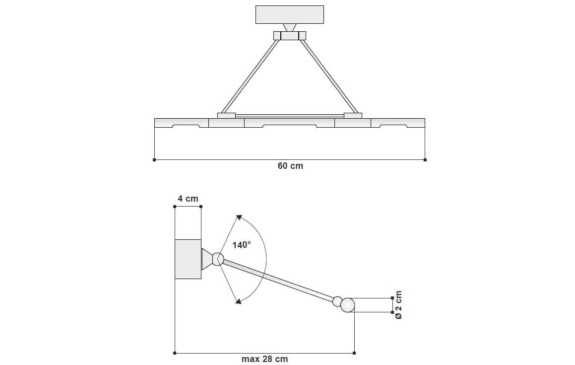 LED adjustable picture light IKON MAXI By EGOLUCE