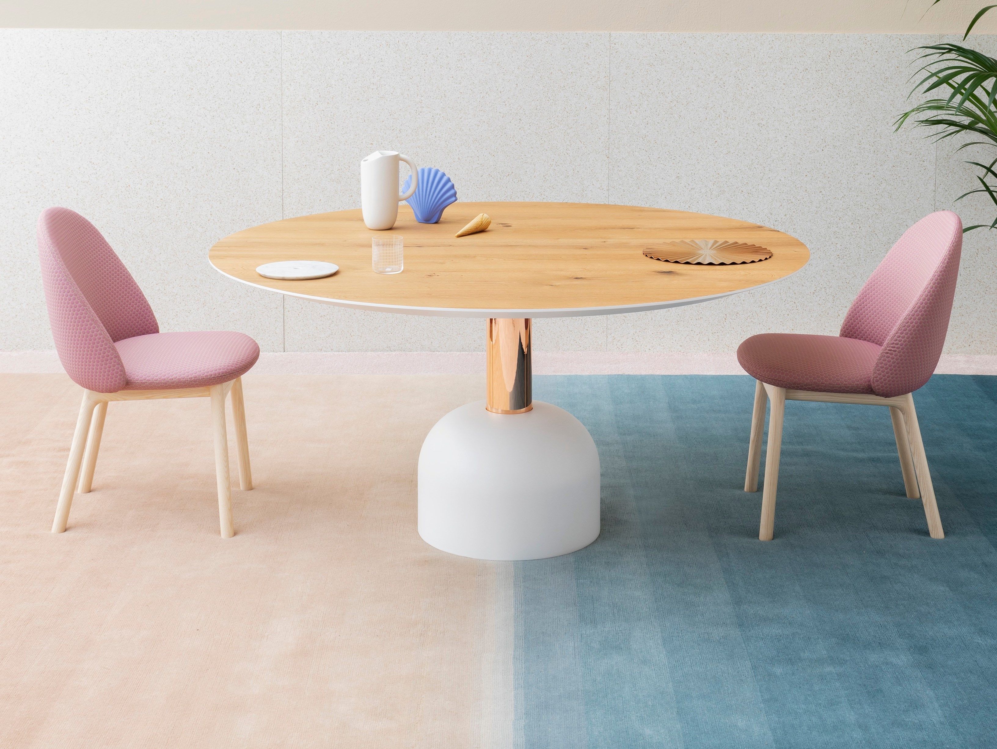 ILLO DINING | Round table Round table By Miniforms | design Miniforms Lab