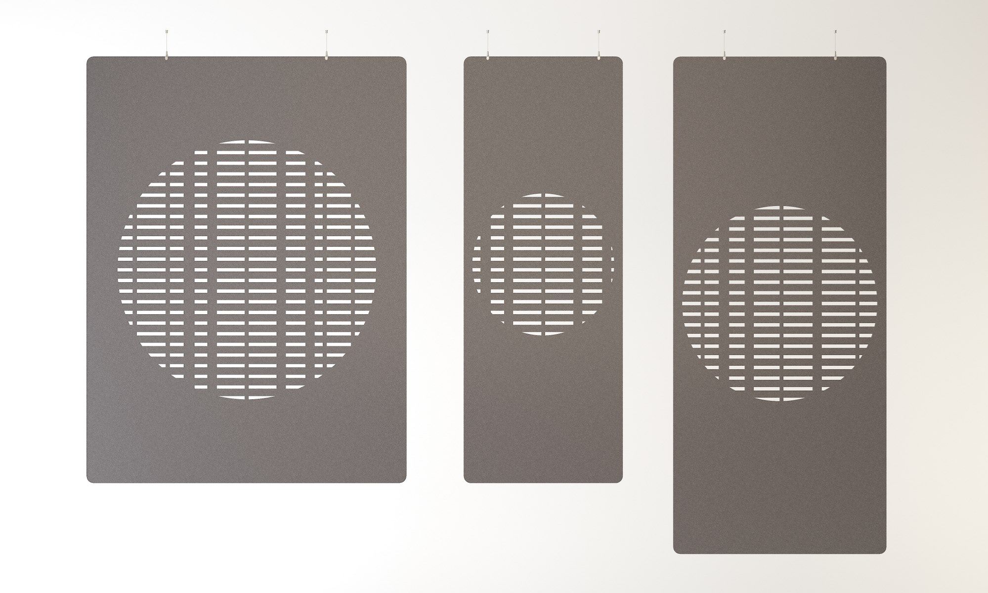 ILLUM Sound absorbing hanging recycled plastic office screen By IMPACT ...