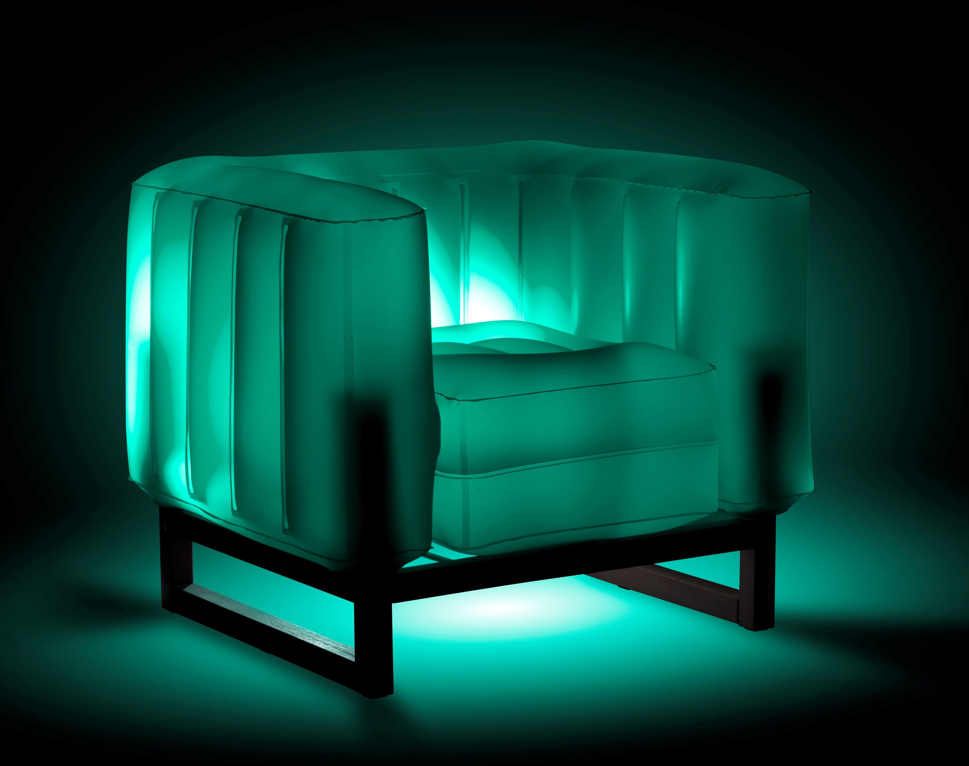 ILLUMINATED YOMI | Garden armchair Inflatable armchair with light By Mojow