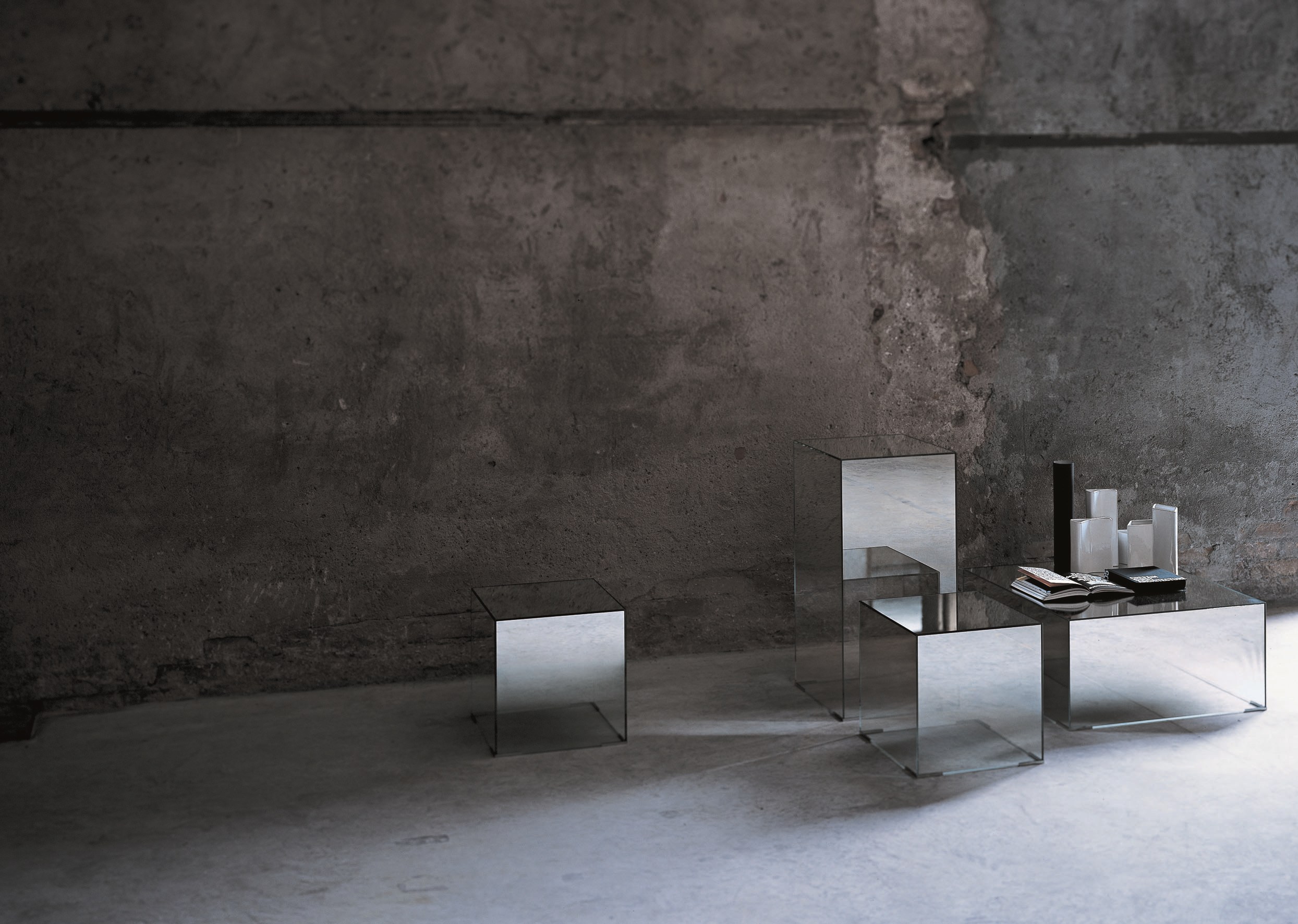 ILLUSION Coffee table By Glas Italia | design Jean-Marie Massaud