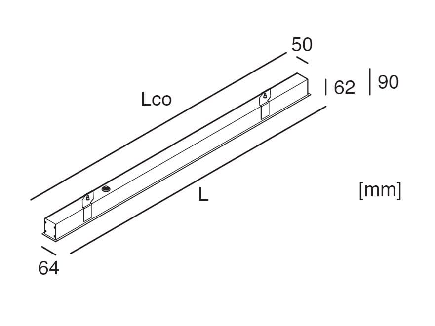 ILO RECESSED SYSTEM Recessed linear lighting profile By LED Luks