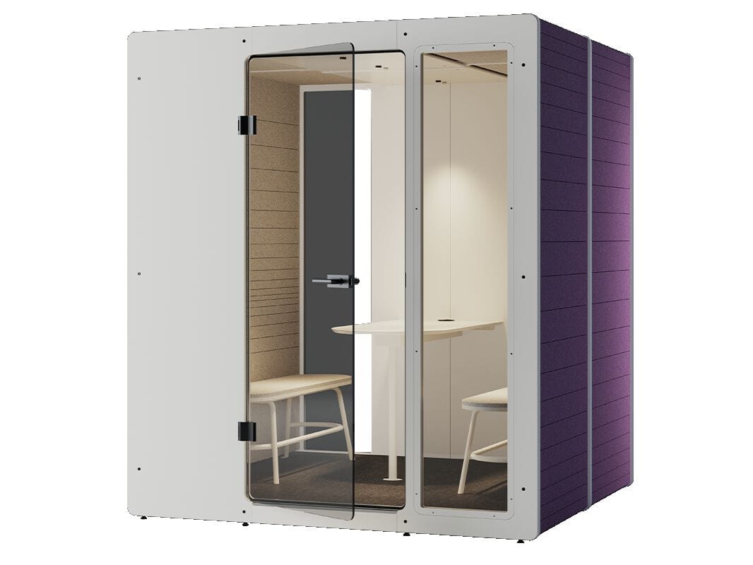 CHATPOD 700 BENCH Office booth By IMPACT ACOUSTIC® | design Jeffrey Ibañez