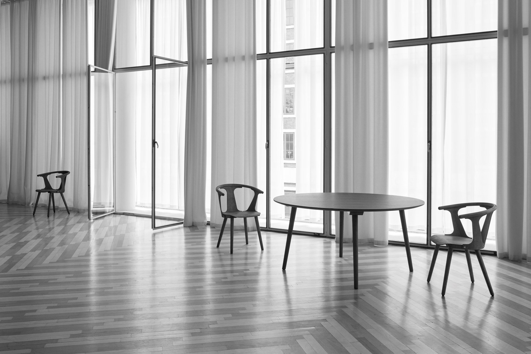 Wooden chair IN BETWEEN SK1 In Between Collection By &TRADITION design ...