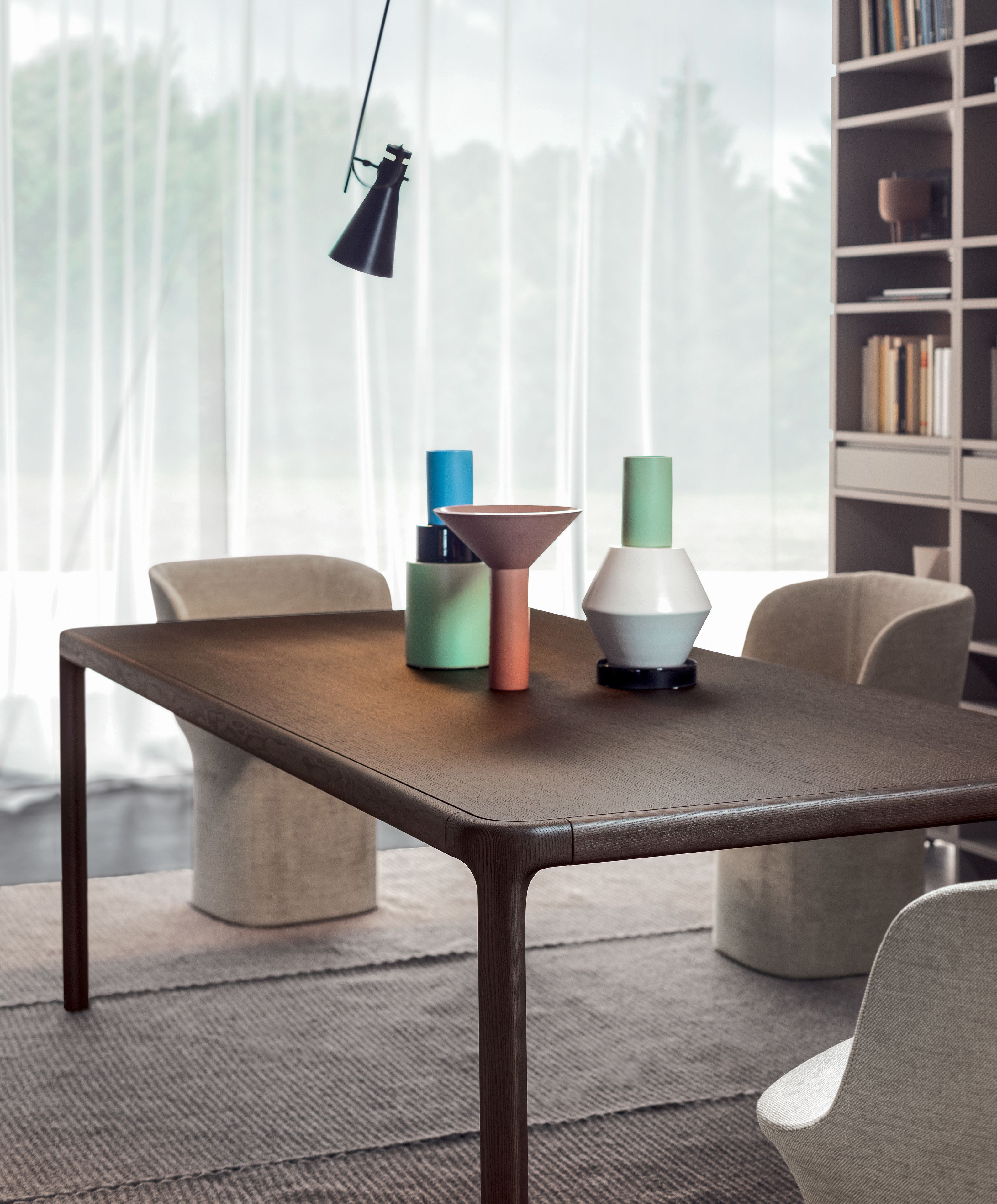 INARI | Wooden table By PIANCA design Philippe Tabet