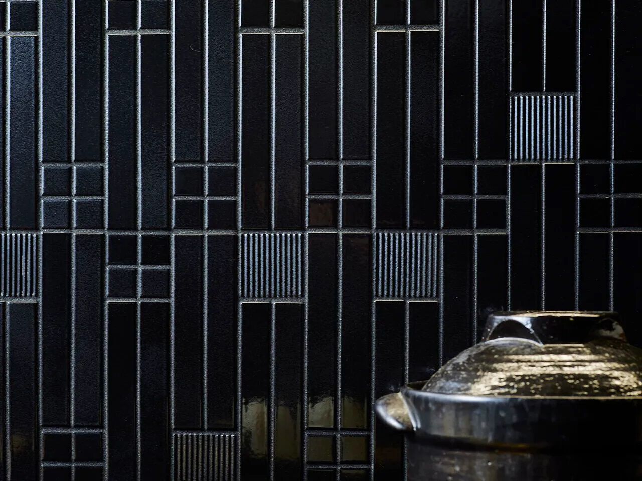 BIYUSAI BLACK Wall tiles By INAX