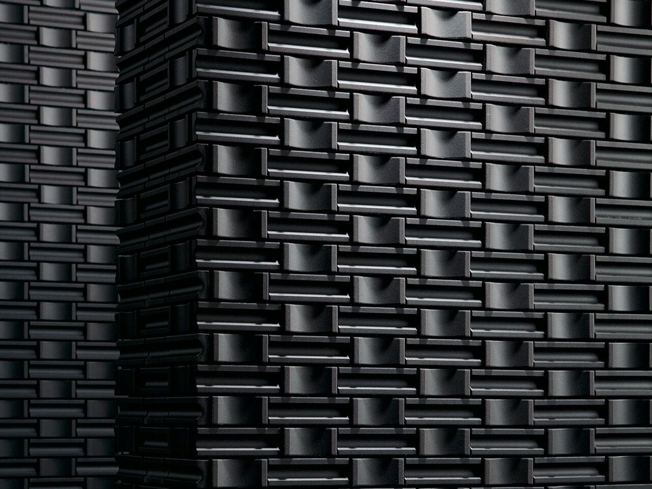 CROCHET Indoor/outdoor ceramic 3D Wall Cladding By INAX