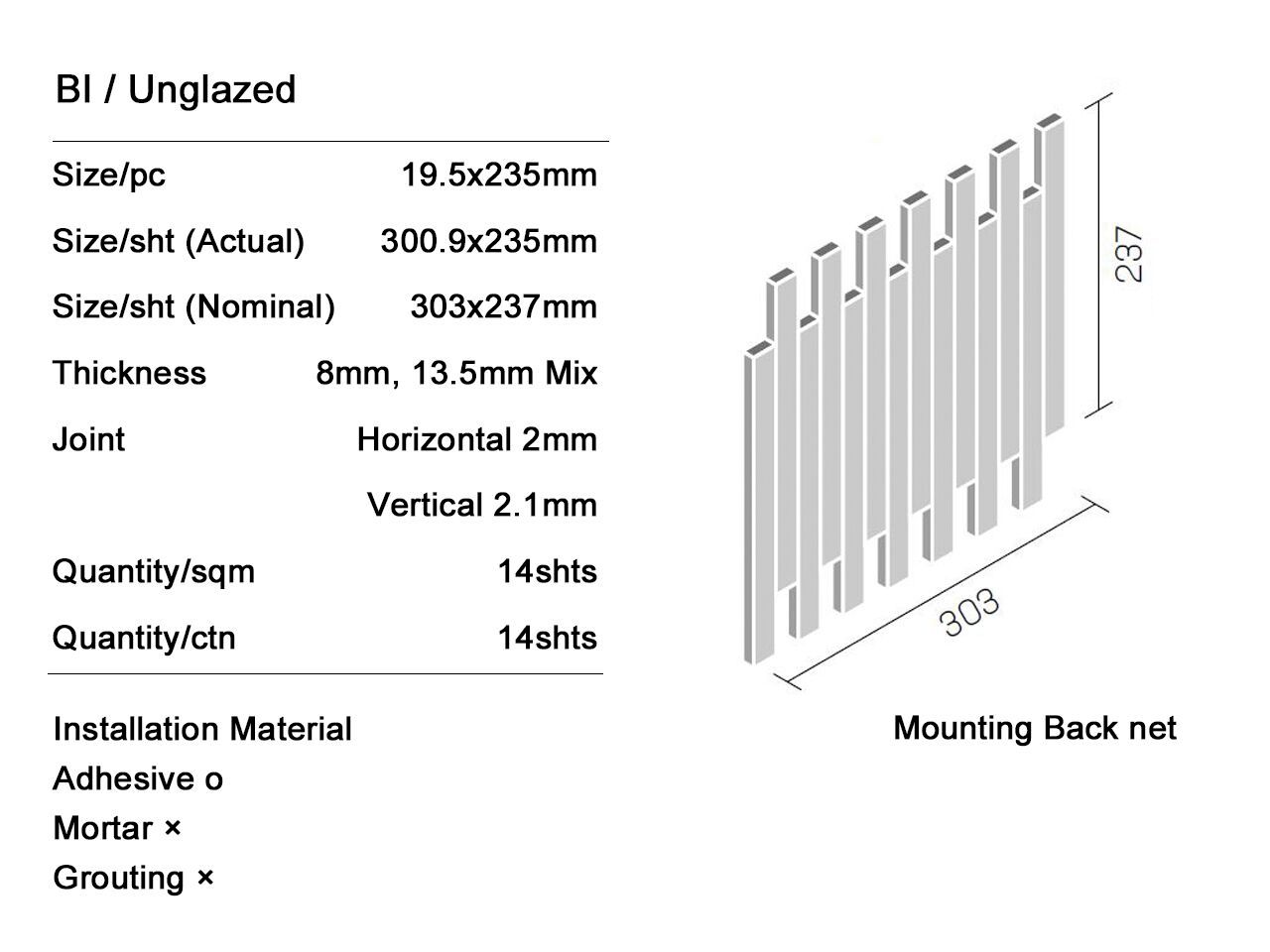 Rivestimento tridimensionale in ceramica per interni/esterni OMBRE ...