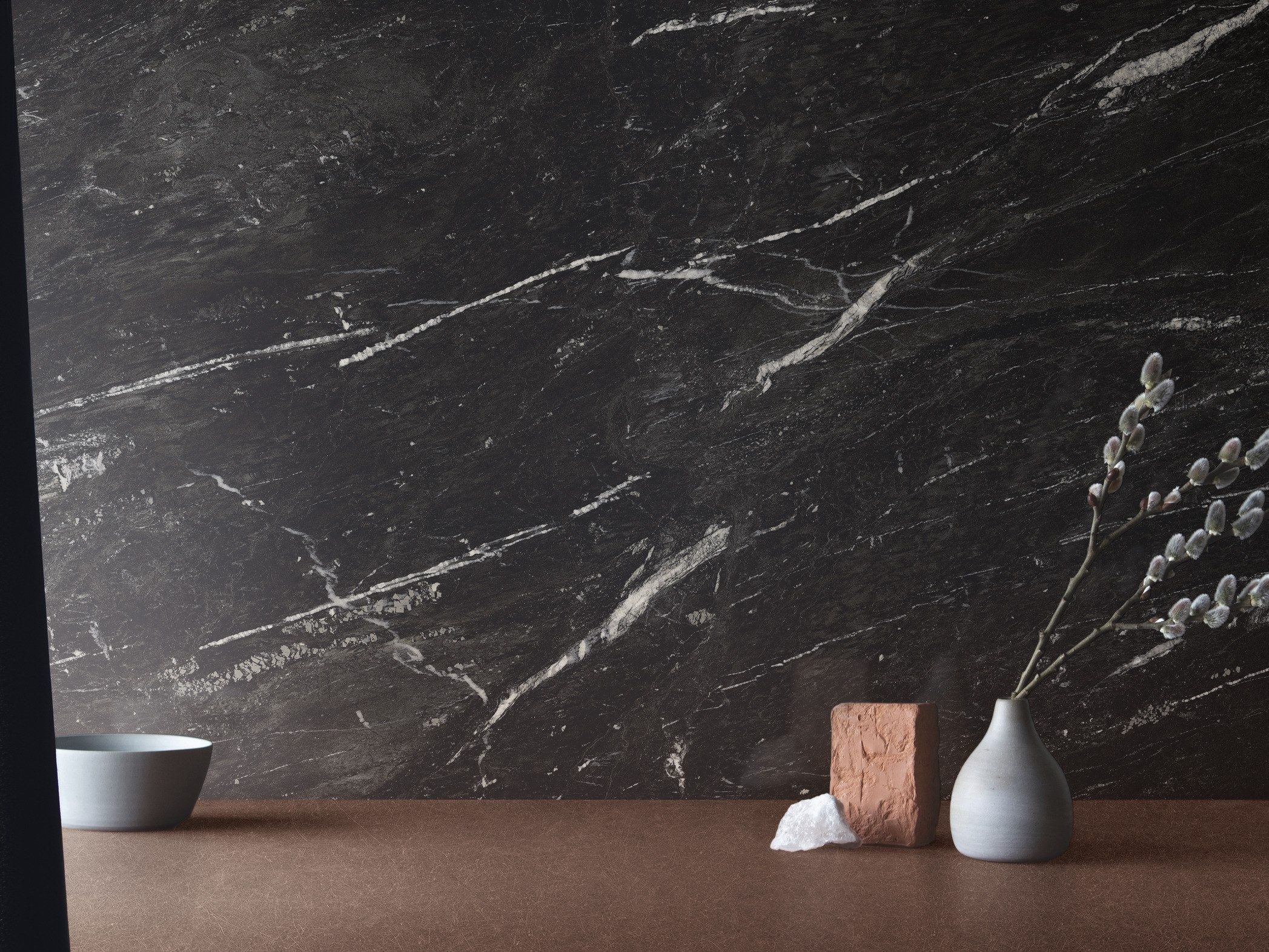 Porcelain stoneware wall/floor tiles with marble effect INCANTO By Ragno